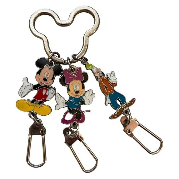Disney | Accessories | Disney Disneylandresort 3 Charms Metal Keychain ...
